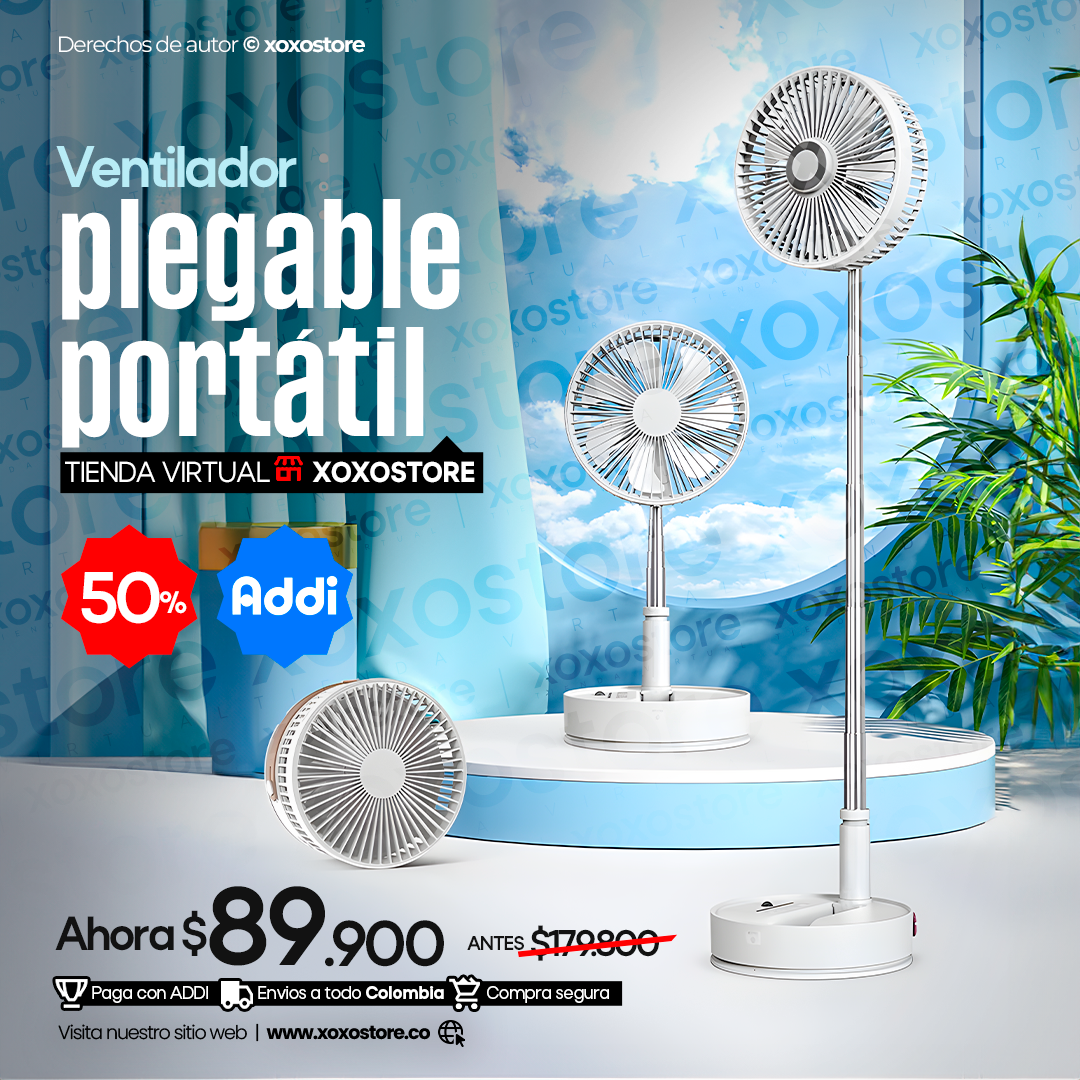 Ventilador Plegable – Xoxo Store Home